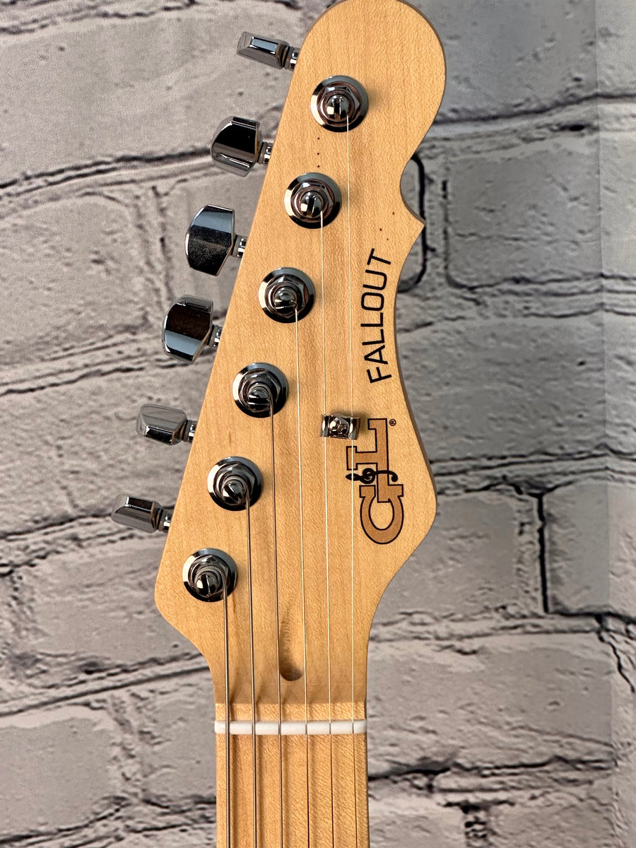 G&L USA Fullerton Deluxe Fallout Sunset Coral w/gig bag – Eclipse Music